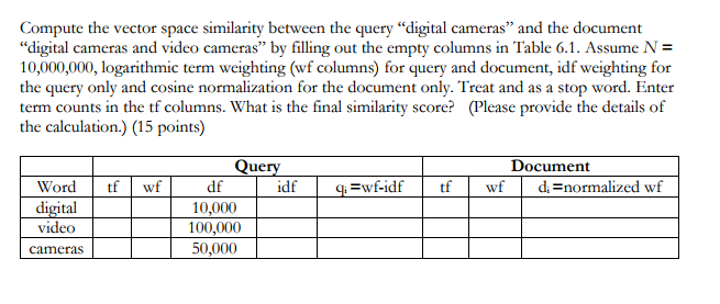 Vector Space Query GitHub