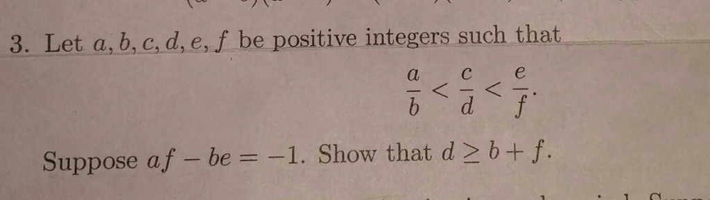 Solved 3. Let a, b, c d,e/ be positive integers such that a | Chegg.com