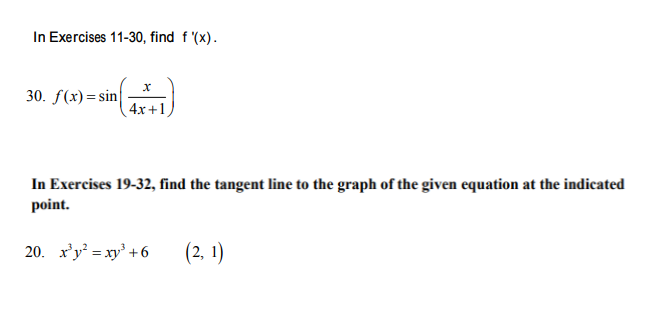 Solved In Exercises 11-30, find f (x) 囂 30. f()-sin x+1 In | Chegg.com