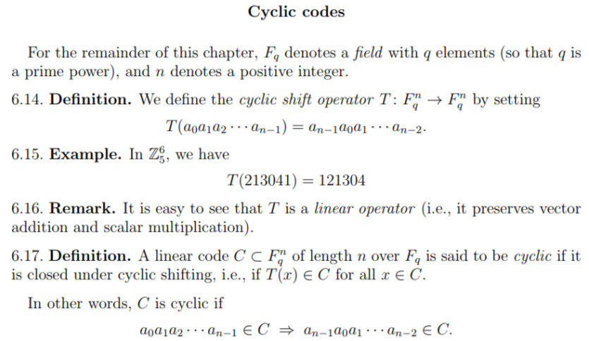 Solved Math: coding theory Let C be a linear code over Fq. | Chegg.com