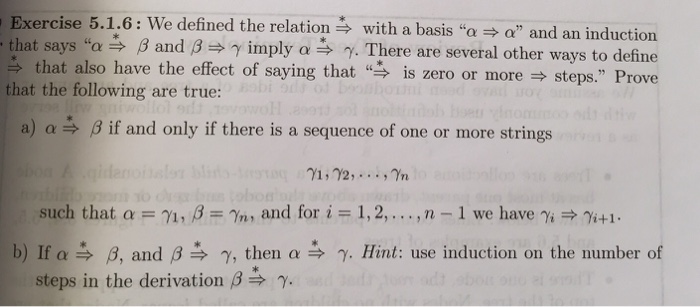 We defined the relation with a basis "alpha alpha" | Chegg.com