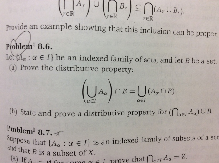 Solved Let {A alpha: alpha element of I} be an indexed | Chegg.com