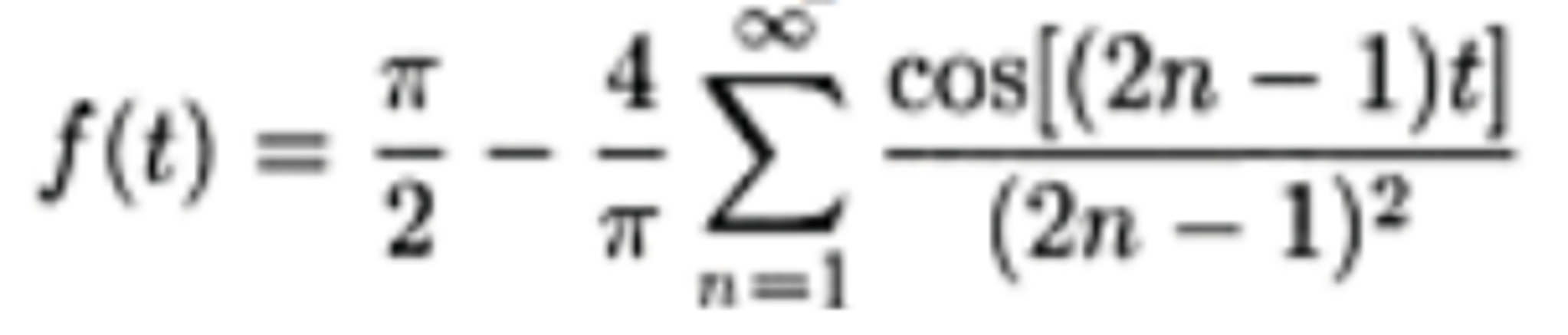 Solved Write the following Fourier series in both the cosine | Chegg.com