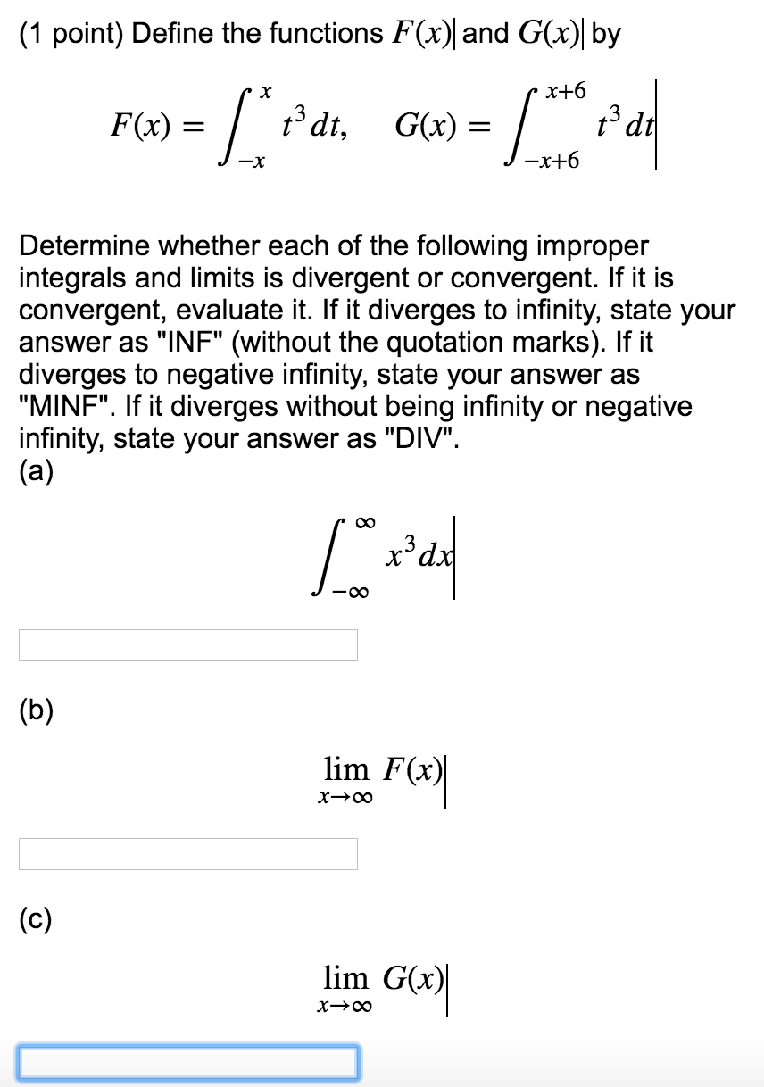 Solved Define the functions F(x)| and G(x)| by F(x) = | Chegg.com