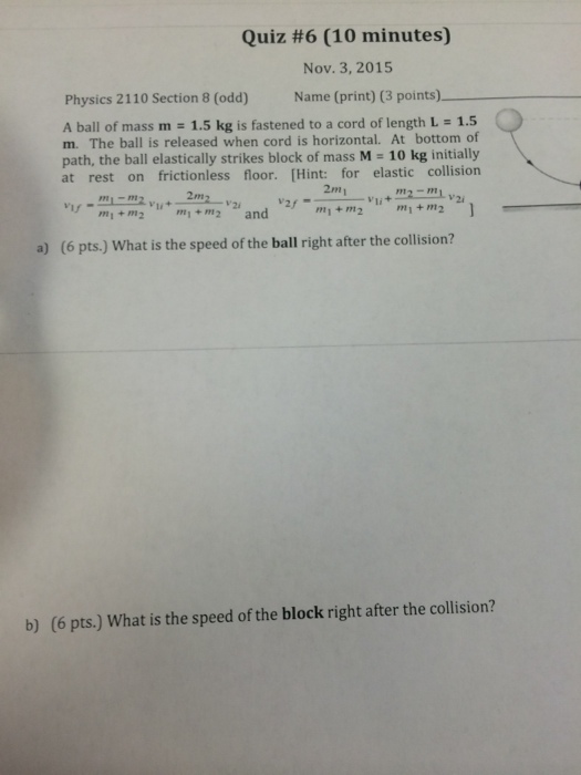 Solved A ball of mass m = 1.5 kg is fastened to a cord of | Chegg.com