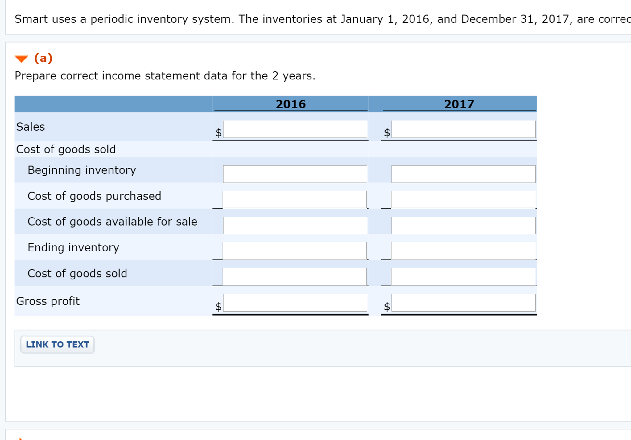 Solved Exercise 6-10 (Part Level Submission) Smart Watch | Chegg.com