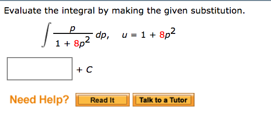 Solved Evaluate the integral by making the given | Chegg.com