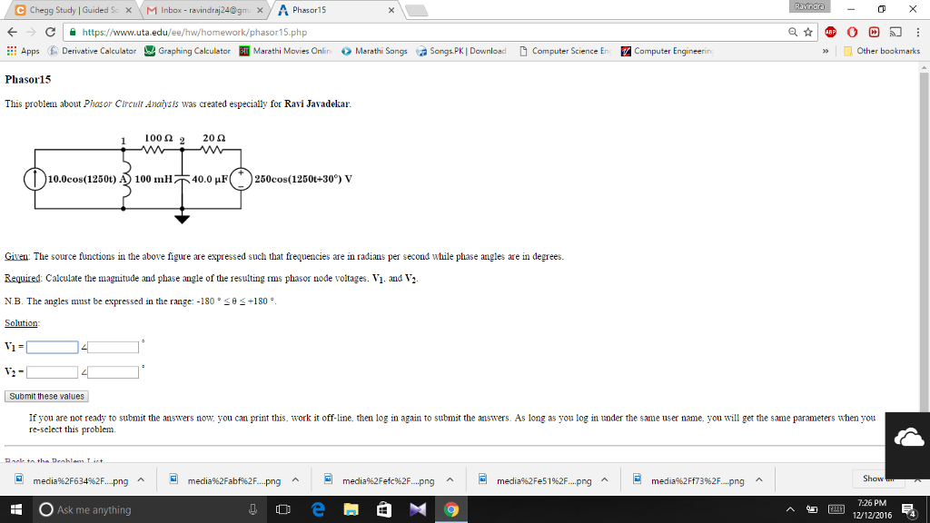 Solved C chegg Study Guided so x M Inbox -ravindraj24egm x A | Chegg.com