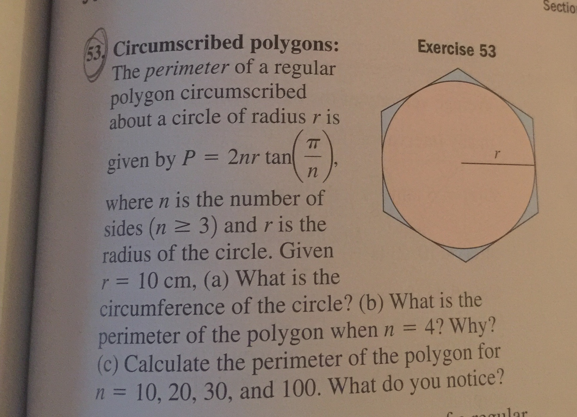 Perimeter Of A Regular Polygon