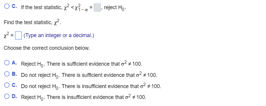 Solved Given the following null and alternative hypotheses, | Chegg.com