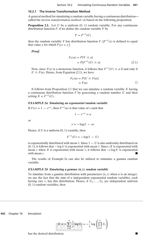 Problem 3: The Inverse Transformation Method A | Chegg.com