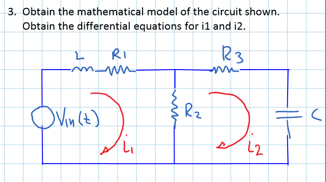 Solved Obtain the mathematical model of the circuit shown. | Chegg.com Solved Obtain the mathematical model of the circuit shown. | Chegg.com