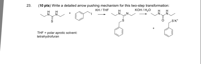 Solved Write a detailed arrow pushing mechanism for this | Chegg.com