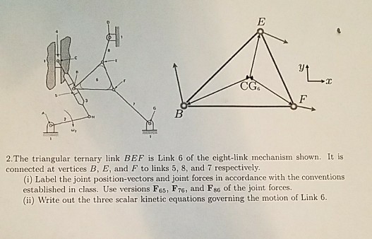 2.The triangular ternary link BEF is Link 6 of the | Chegg.com