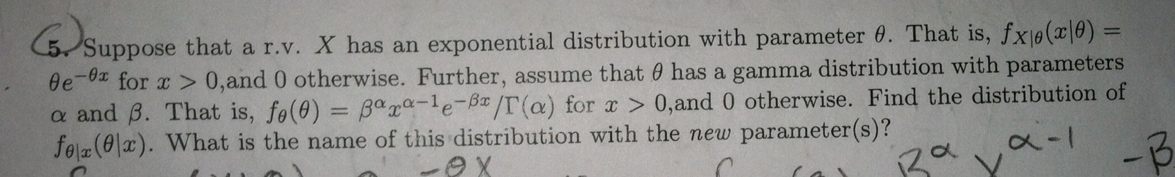 Solved Suppose that a r.v. X has an exponential distribution | Chegg.com