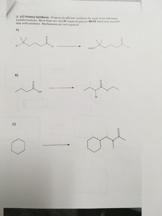Solved Propose an efficient synthesis for each of the | Chegg.com Solved Propose an efficient synthesis for each of the | Chegg.com