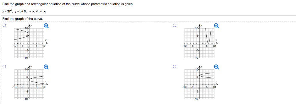 Solved Find the graph and rectangular equation of the curve | Chegg.com