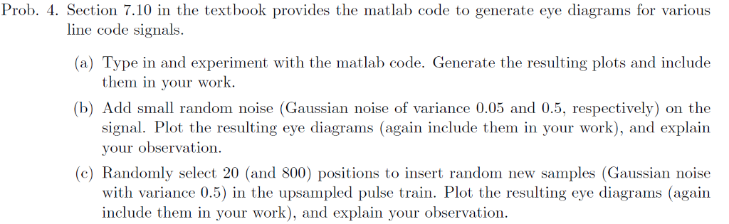 rob. 4. Section 7.10 in the textbook provides the | Chegg.com
