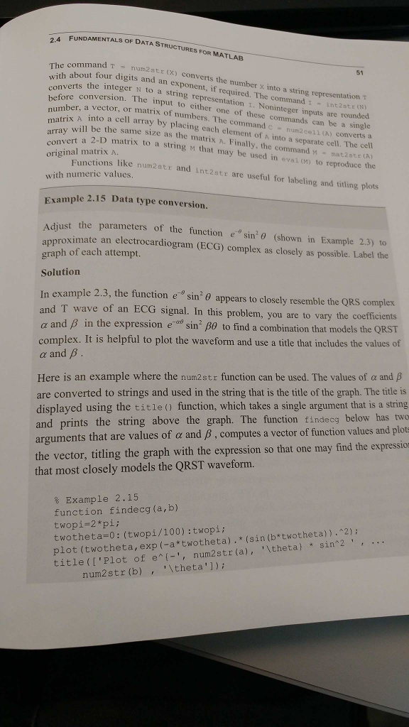 Solved Using MATLAB, write a MATLAB script modeling | Chegg.com Solved Using MATLAB, write a MATLAB script modeling | Chegg.com