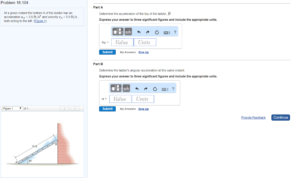 Solved Problem 16.104 Part A At a given instant the bottom A | Chegg.com