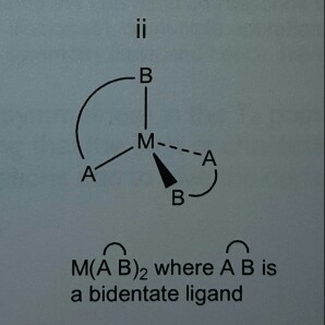 Solved MA2B2 where A and B are different ligands | Chegg.com