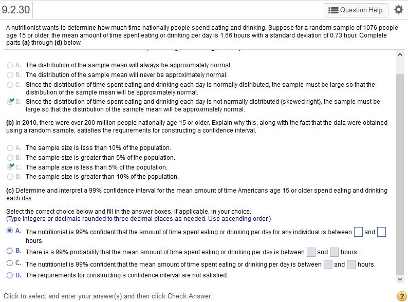 Solved 9 2 30 Question Help A Nutritionist Wants To