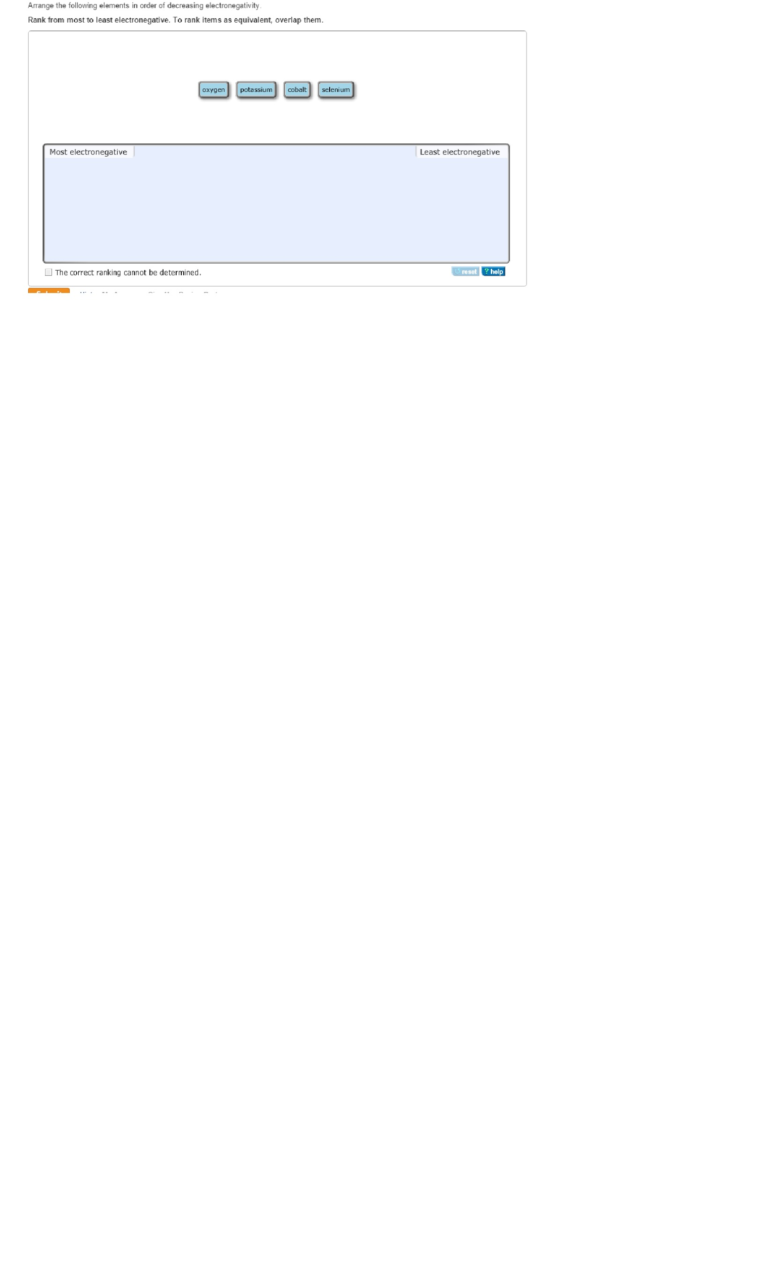 Solved Arrange the following elements in order of decreasing | Chegg.com Solved Arrange the following elements in order of decreasing | Chegg.com