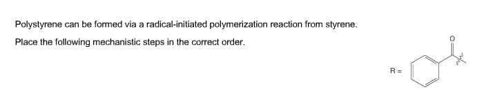 Solved Polystyrene can be formed via a radical-initiated | Chegg.com