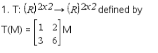 Solved (R)mxn is the linear space of mxn matrices Pn is the | Chegg.com