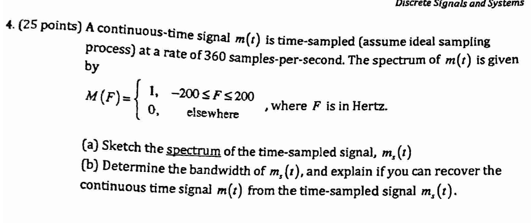 Solved Discrete Signals and Systems Discrete Signals and 4. | Chegg.com