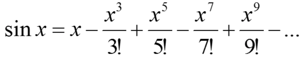 Solved The Maclaurin series expansion for the sine function | Chegg.com