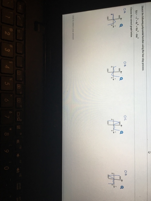 Solved Sketch the following polynomial function using the | Chegg.com
