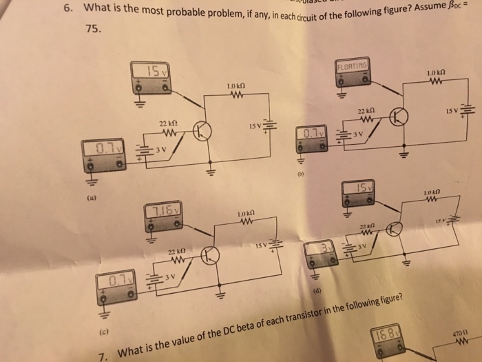 Solved What is the most probable problem, if any, in each | Chegg.com