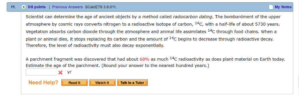 Solved 11. 0/6 polnts | Previous Answers SCalcET8 3.8.011 My | Chegg.com Solved 11. 0/6 polnts | Previous Answers SCalcET8 3.8.011 My | Chegg.com