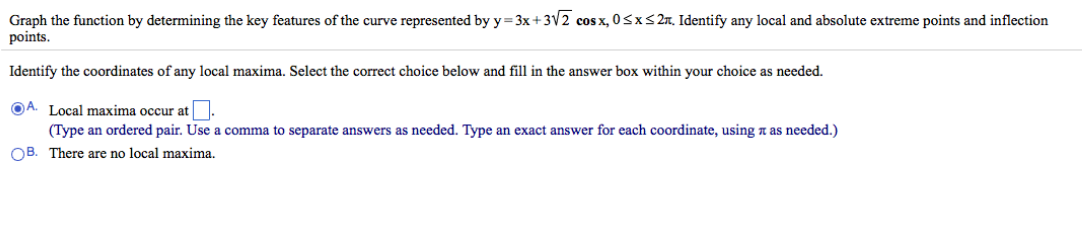 Solved Graph the function by determining the key features of | Chegg.com