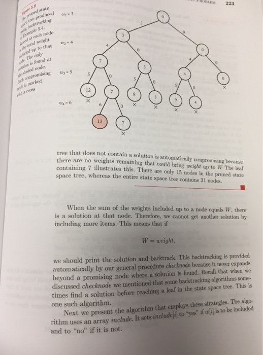 Solved 16 Modify The Backtracking Algorithm For The