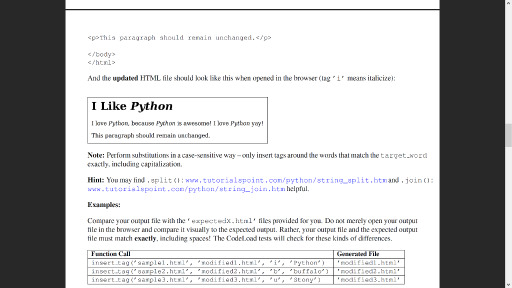 Solved Part Il: HTML Stylizer (20 points) Write a function | Chegg.com