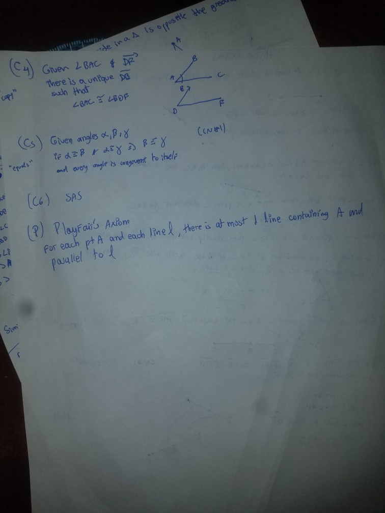 Solved 10.10 In a Hilbert plane, suppose that weC are given | Chegg.com