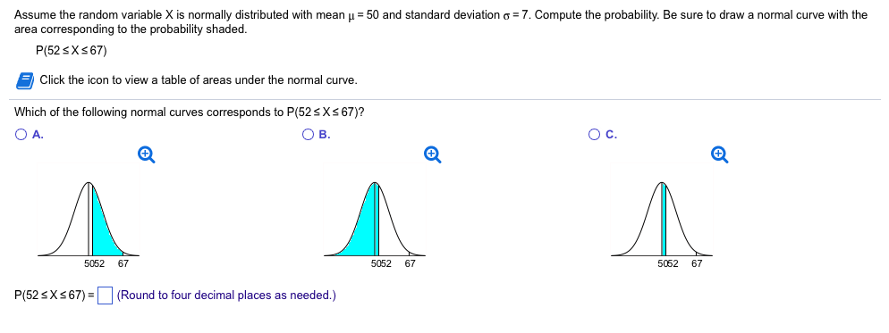 Solved Assume the random variable X is normally distributed | Chegg.com