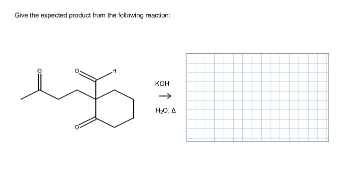Solved Give the expected product from the following | Chegg.com
