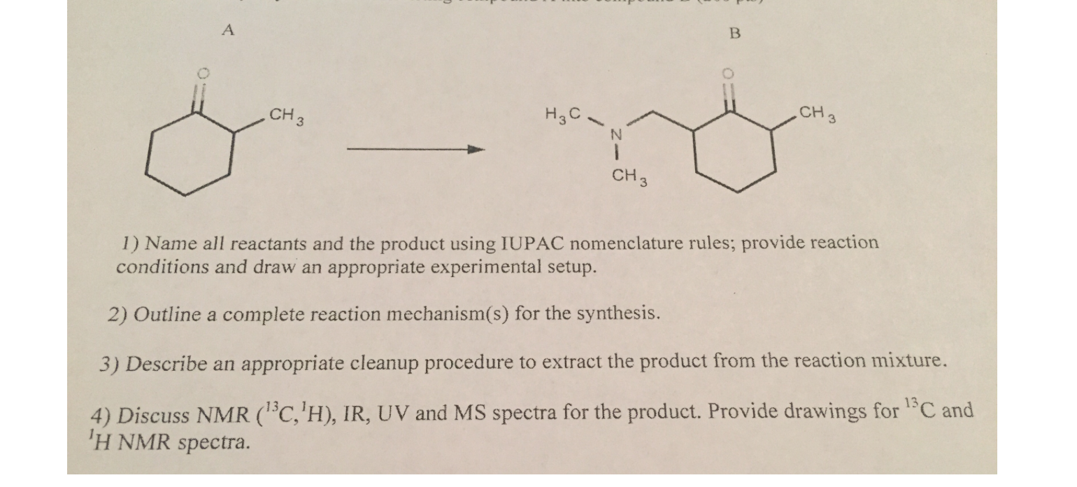 Solved Name all reactants and the product using IUPAC | Chegg.com