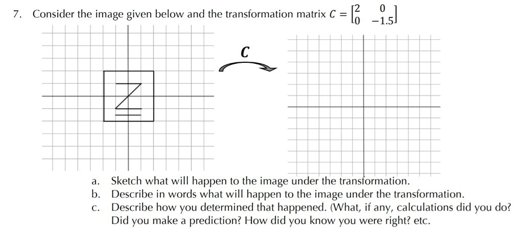 Solved 6. After class, two linear algebra students start | Chegg.com
