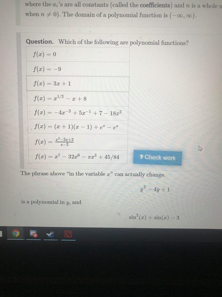Solved where the a,'s are all constants (called the | Chegg.com