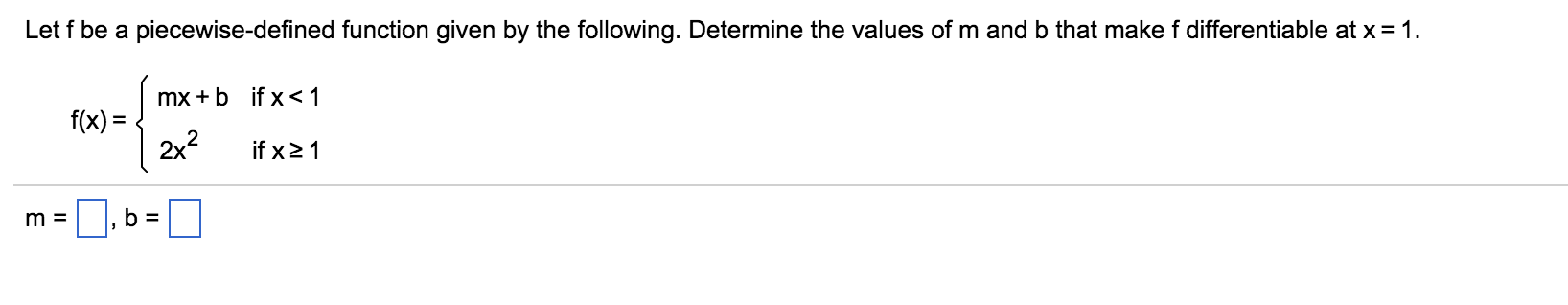 Solved Let f be a piecewise-defined function given by the | Chegg.com