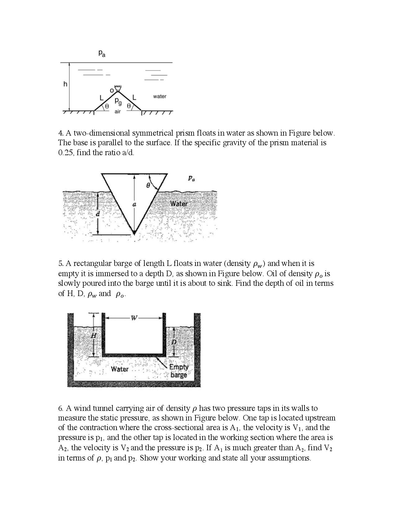 Solved A symmetrical trap door with doors of width w and | Chegg.com