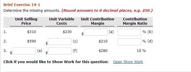 Solved Determine the missing amounts. (Round answers to 0 | Chegg.com