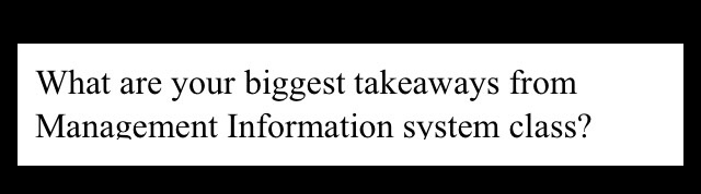 Solved What are your biggest takeaways from Management | Chegg.com