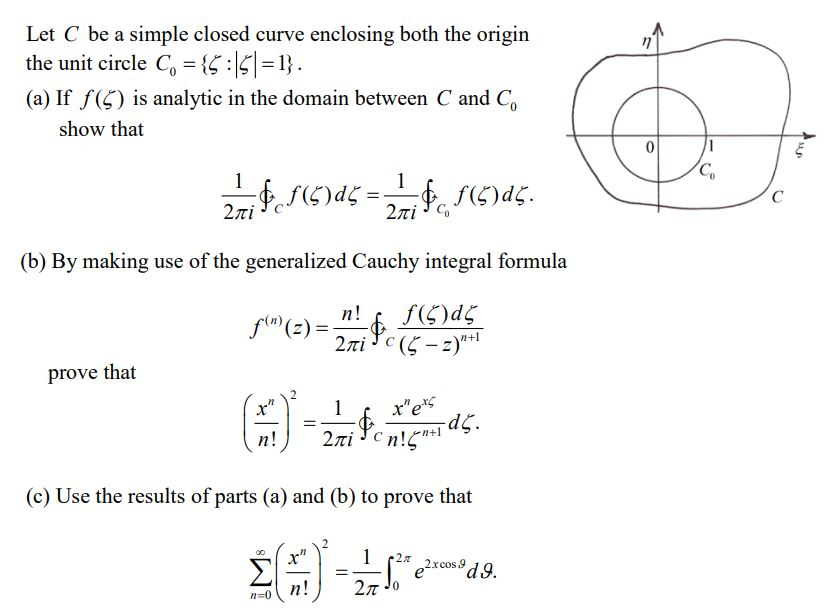 Solved Let C be a simple closed curve enclosing both the | Chegg.com