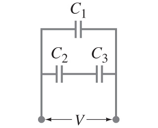 Solved ?In the figure (Figure 1) , if C1=C2=2C3=29.1?F, how | Chegg.com