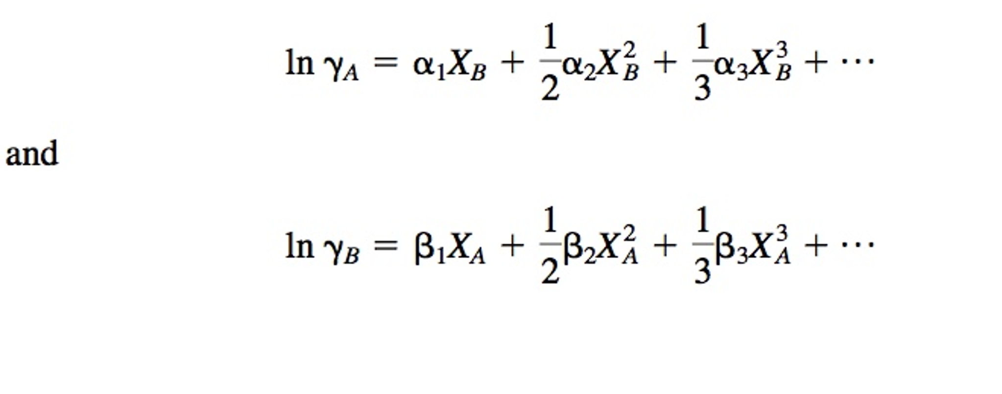 Use the Gibbs-Duhem equation to show that, if the | Chegg.com Use the Gibbs-Duhem equation to show that, if the | Chegg.com